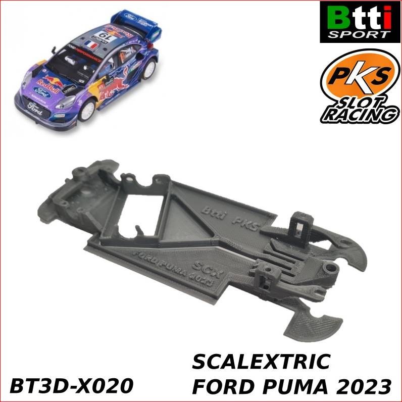CHASSIS 3D FORD PUMA RALLY 1 (SCALEXTRIC – ANGLEWINDER) – Actual Slot